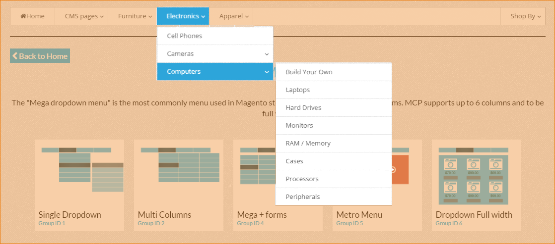 Top 8 Magento Custom Menu Extensions | MageCloud.net